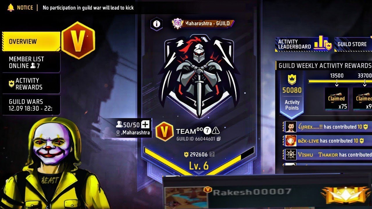 HOW TO JOIN V BADGE GUILD ️HOW TO JOIN V BADGE PLAYER GUILD ️HOW TO ...