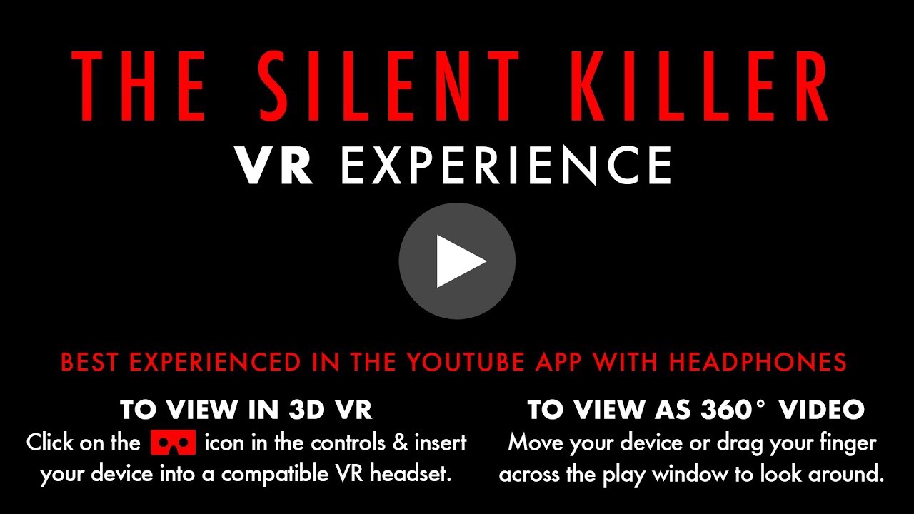 The Silent Killer VR Experience Trailer - YouTube