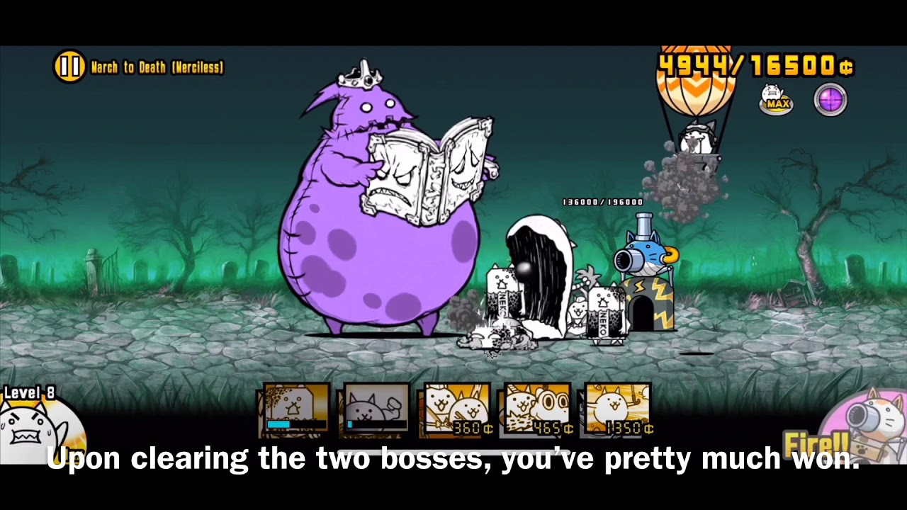 The Battle Cats | March to Death (Merciless) | True Form of Zamboney ...