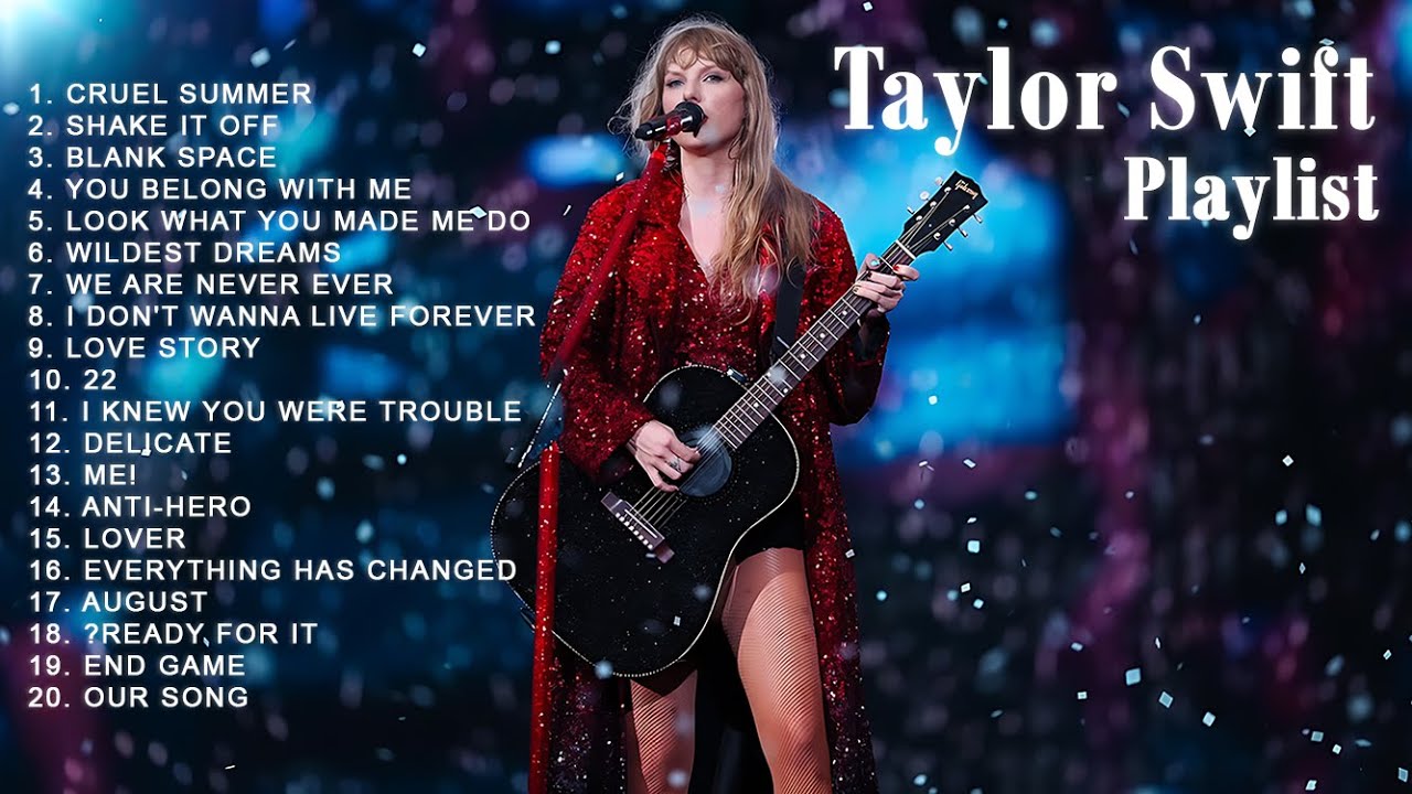 Taylor Swift Mood Playlist – Sad, Chill & Powerful Best Music Playlist ...