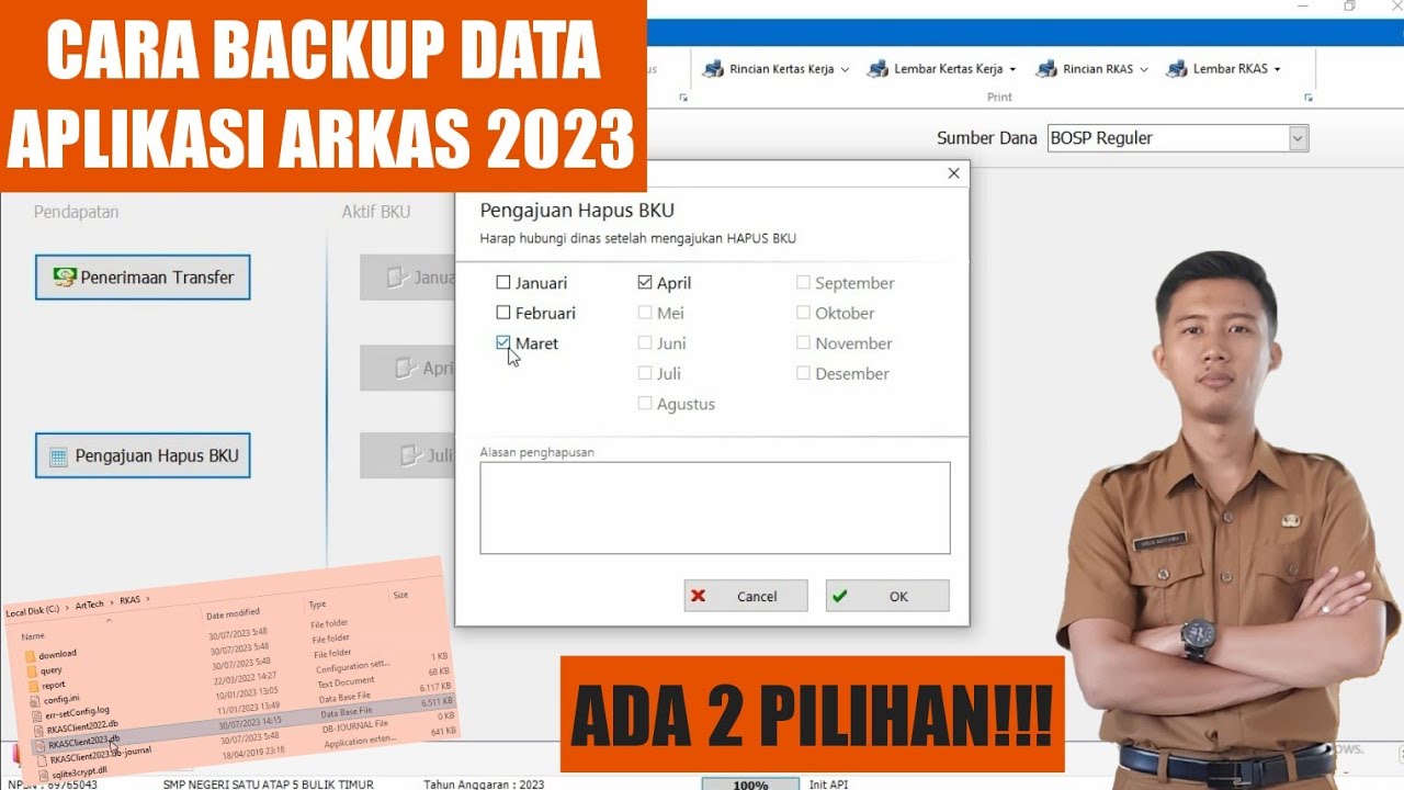 Cara Melakukan Back Up Data Aplikasi ARKAS Dana Bos‼️ Lakukan Supaya ...