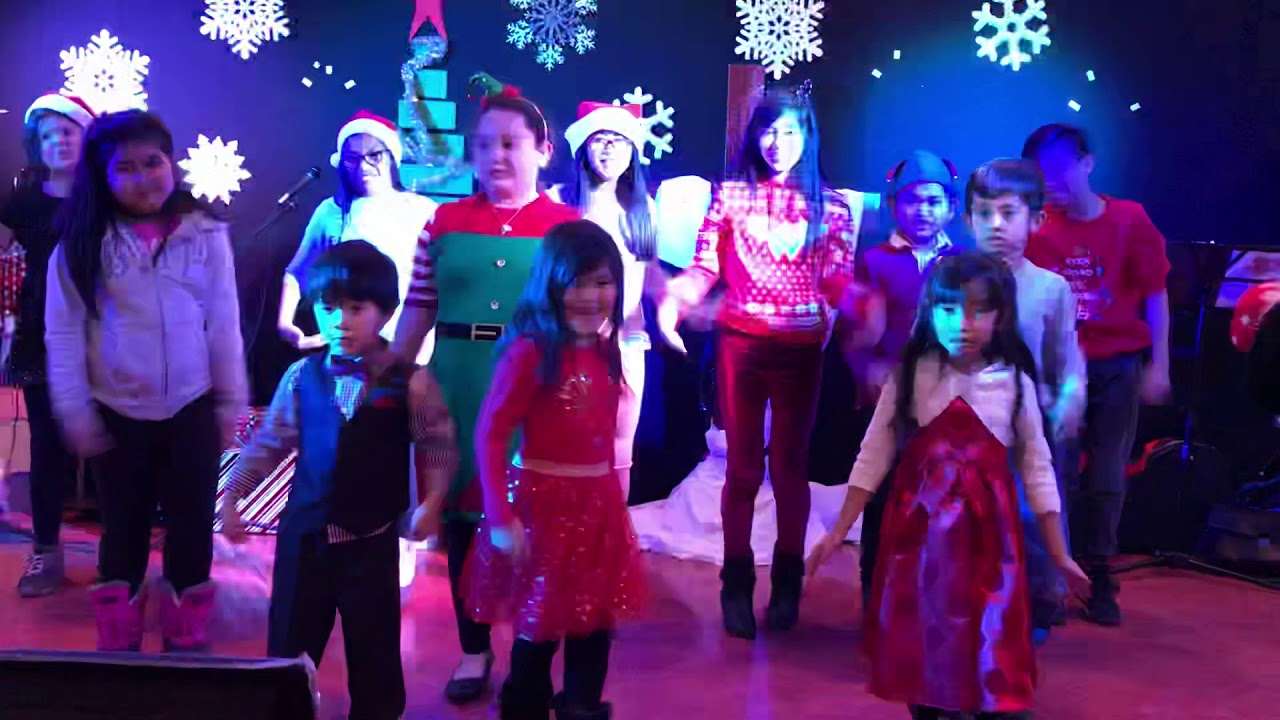 Dalisay and Diego dance with their friends at our church’s Christmas ...