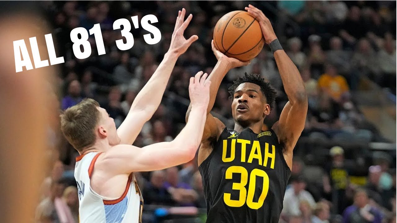 All 81 Ochai Agbaji 3's 22-23 NBA Season - YouTube