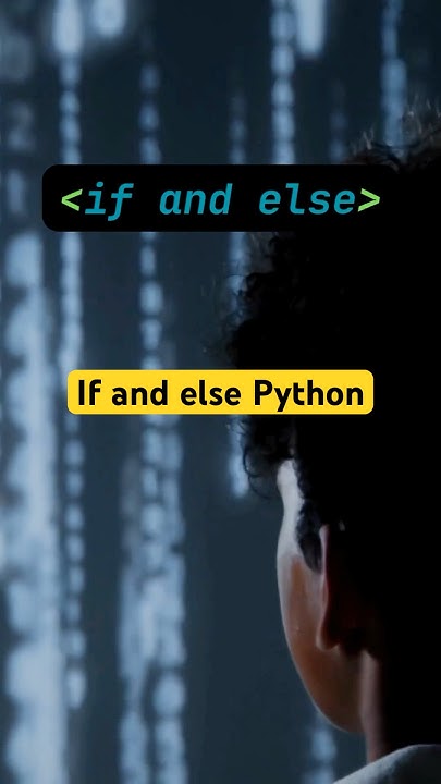 В этом видео мы разберём условные выражения ‘if и else в Python! #python #ifelse - YouTube
