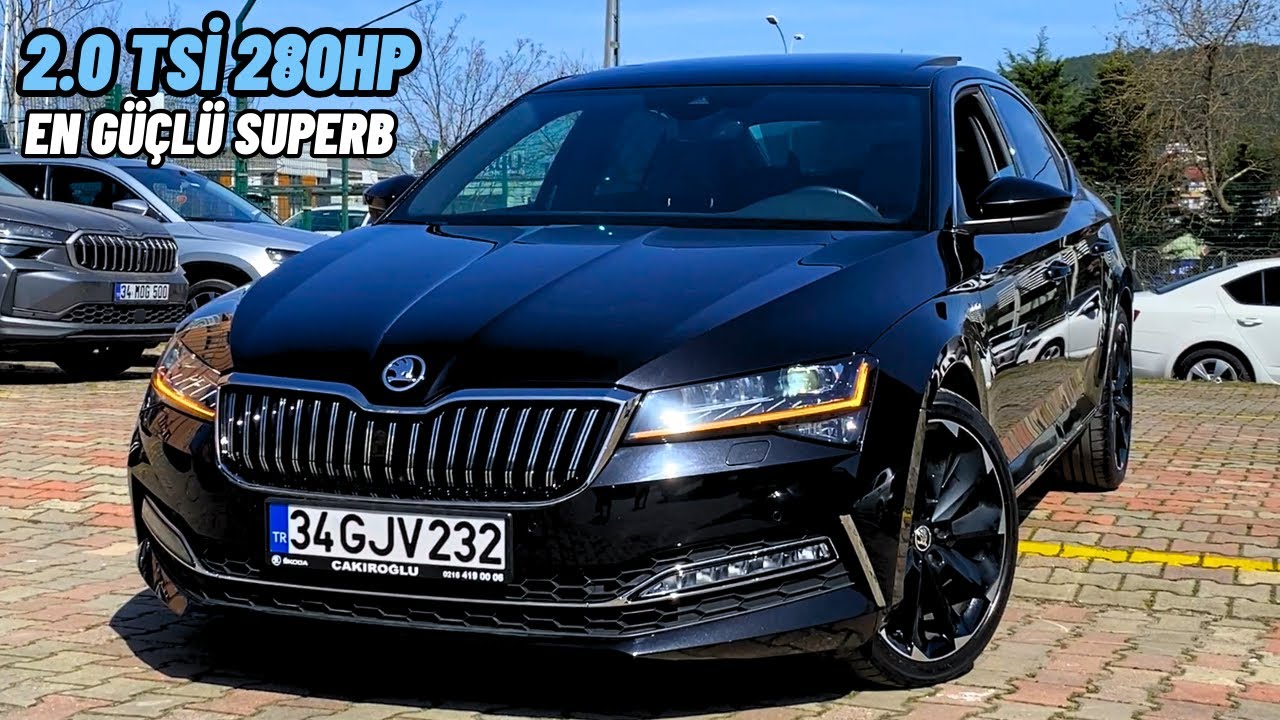EN GÜÇLÜ SUPERB | ÇOK HIZLI ! 280 HP 2.0 TSİ 4X4 SKODA SUPERB LAURİN ...