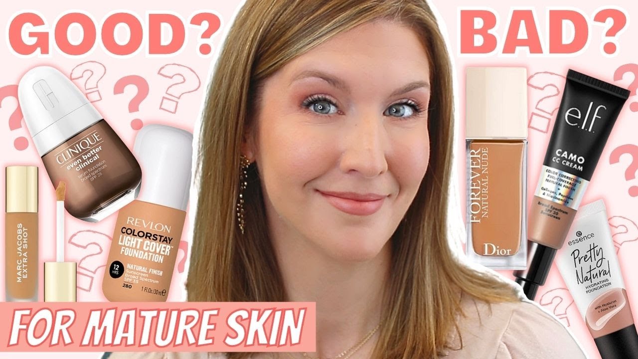 FOUNDATION ROUNDUP | 6 Best & Worst Foundations For Mature Skin 2021 ...