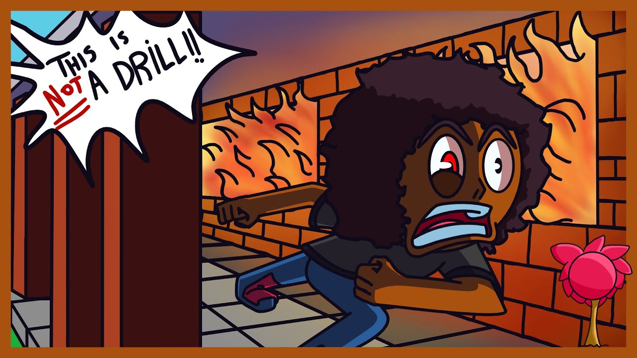 School fire drills (it's an animated rant) - YouTube