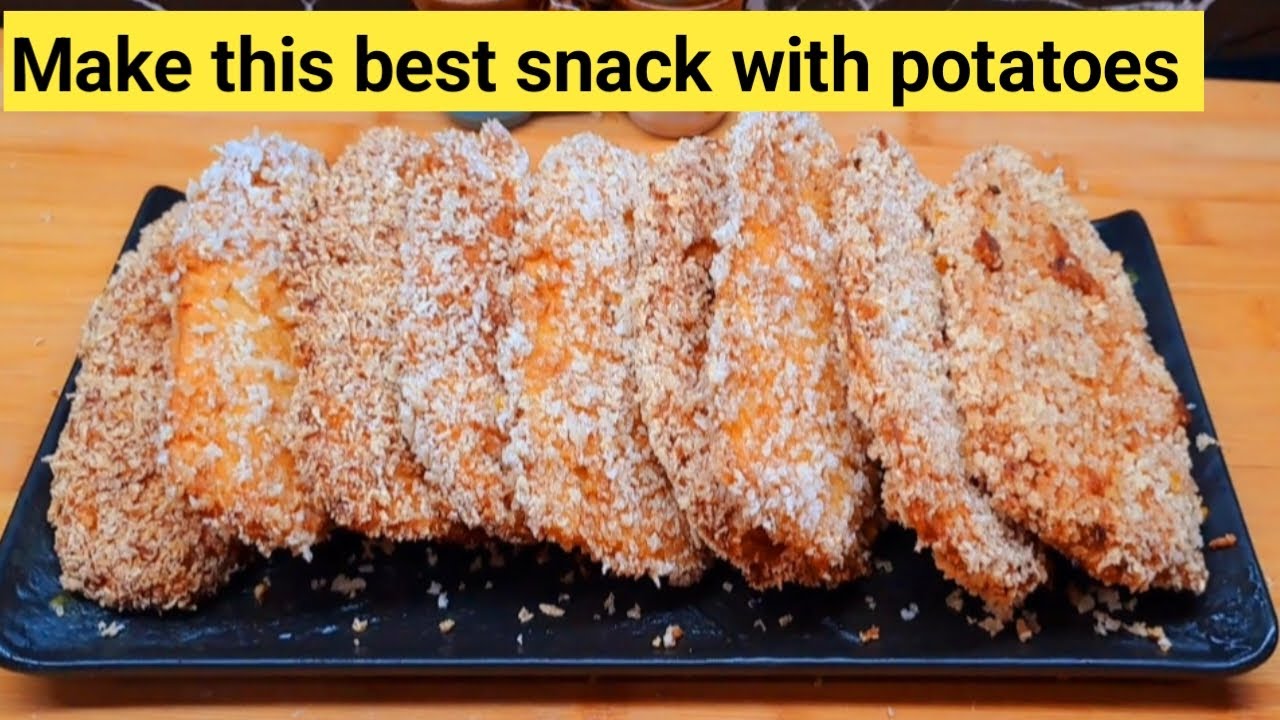 Make this best Snack with Potatoes | Crispy Crunchy Potato Snacks ...