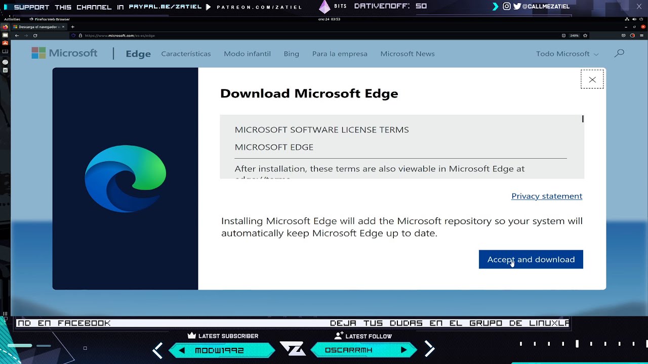 Instalar Microsoft EDGE en Ubuntu 22.04 LTS (Jammy Jellyfish) - YouTube