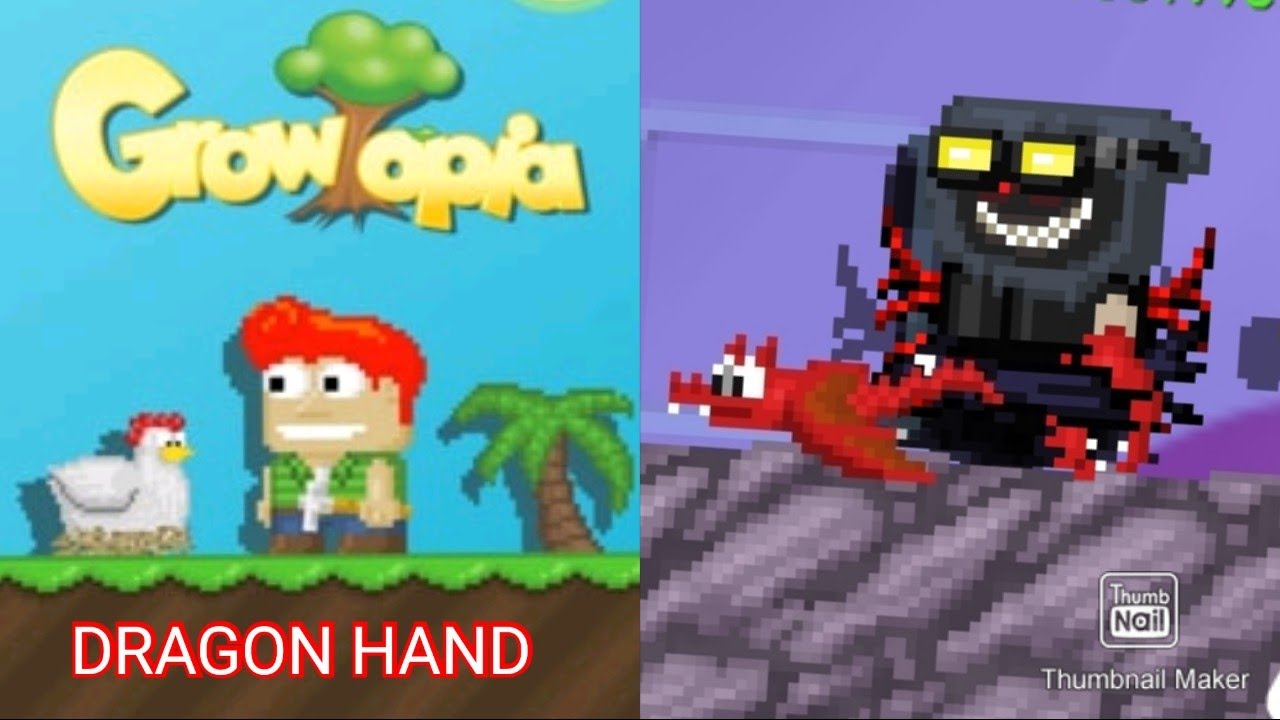 DRAGON HAND Growtopia |review |@zeusgrowtopia - YouTube