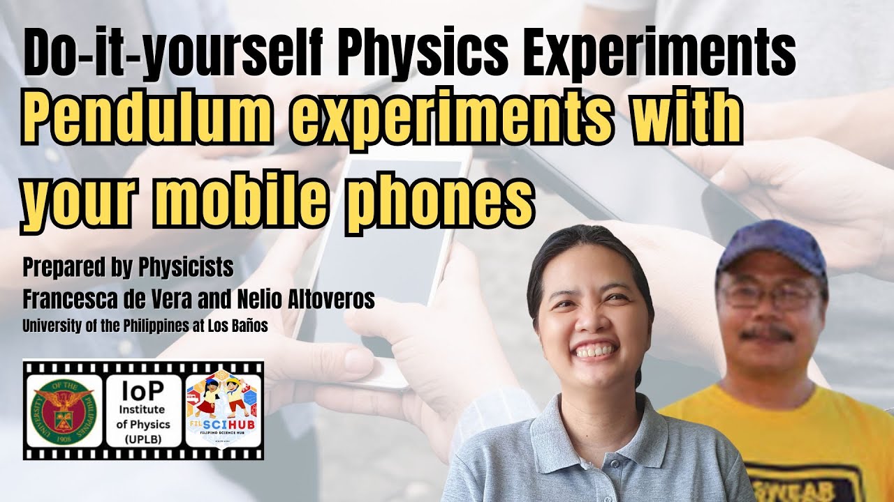 Pendulum experiments with your mobile phones - YouTube