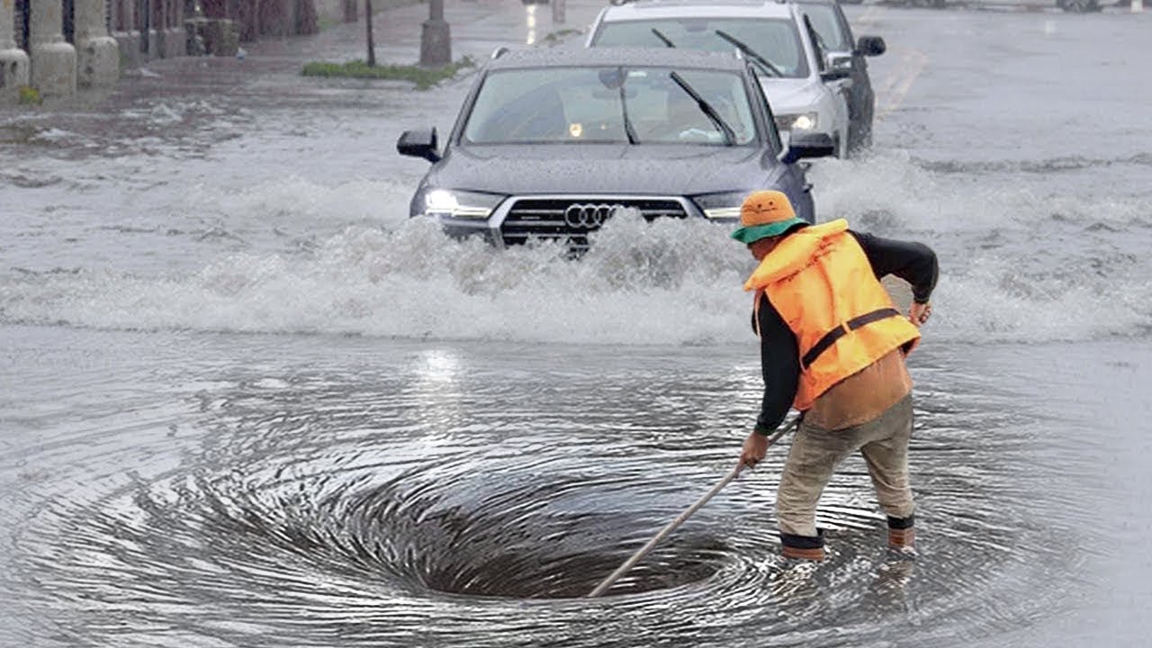 Unleashing the Beast Conquering the Worst Clog Ever in a Massive Street ...