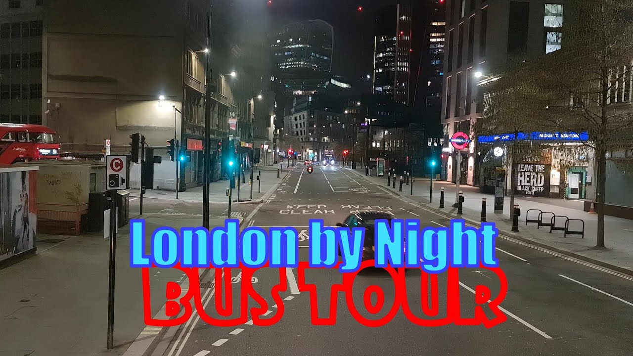 London by Night Bus Ride. Dalston to London Bridge. 4K. - YouTube
