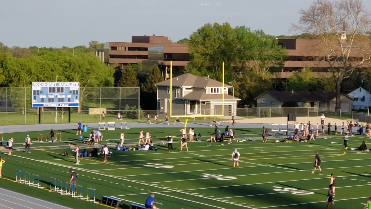 200 m, 21.86, 1st Place, Rockhurst High School, April 29, 2021 - YouTube