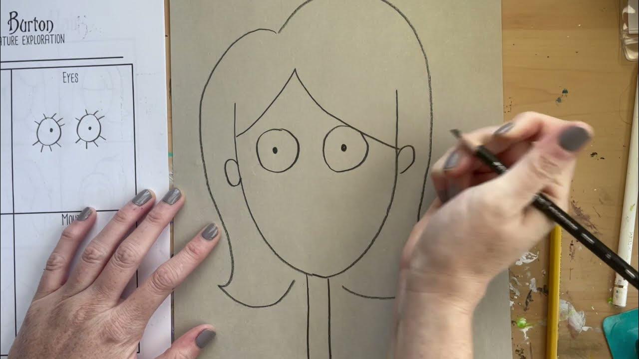Introduction to Tim Burton Animated Self Portraits - YouTube