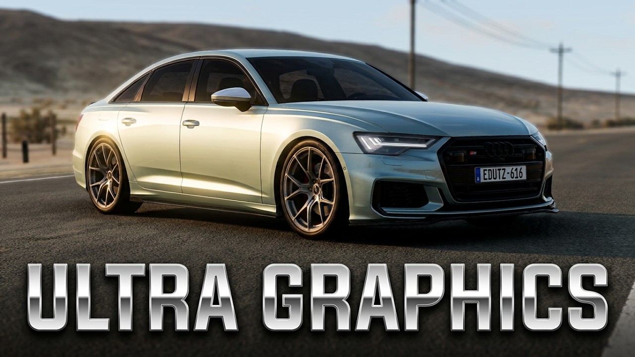 Beamng Ultra Graphics | Audi S6 Stage 2 Realistic Driving - YouTube