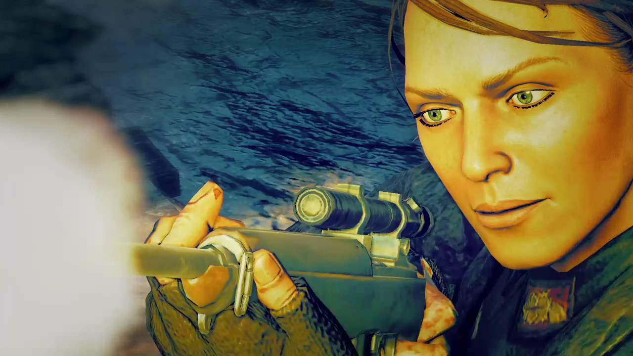 Zombie Army Trilogy -Difficult headshot through the eye socket! - YouTube