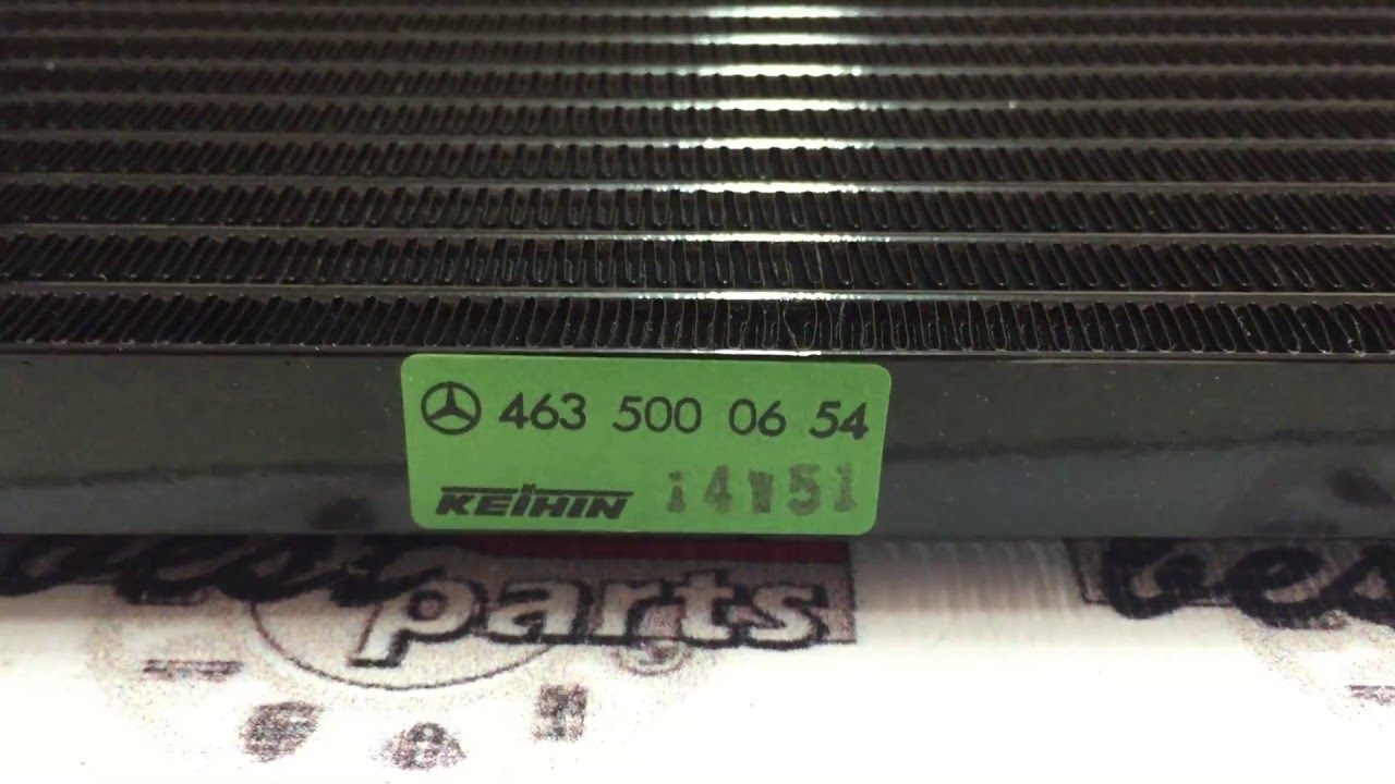 A4635000654, A 463 500 06 54 Радиатор кондиционера (Коденсатор ...