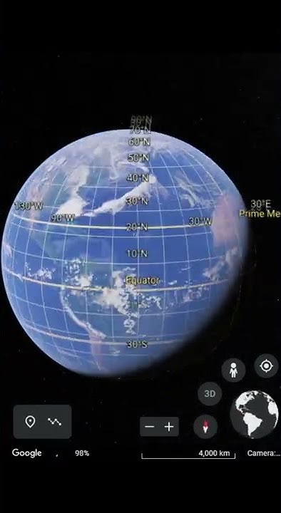Latitude & Longitude on Google Earth - YouTube