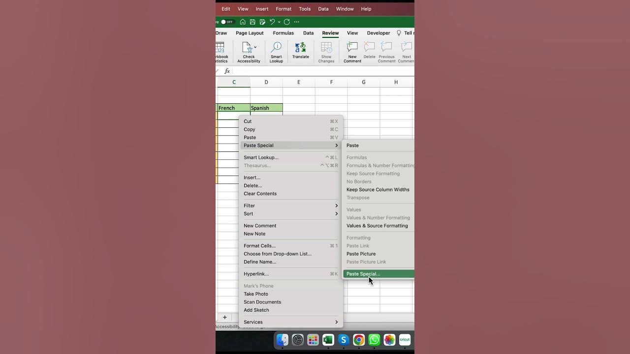 Using Translate In Excel #excelshorts #exceltip #exceltutorial - YouTube