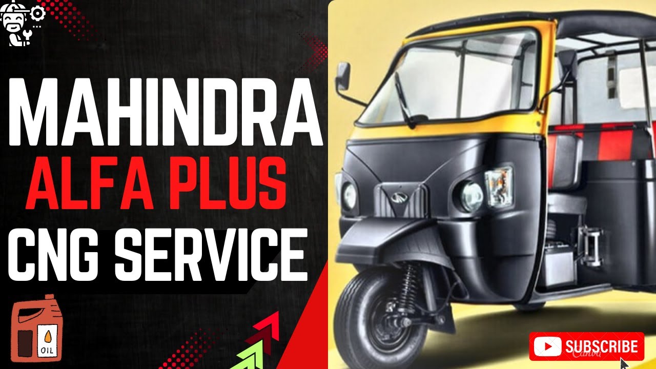Mahindra alfa cng service | Alfa cng oil change How to oil change Alpha ...