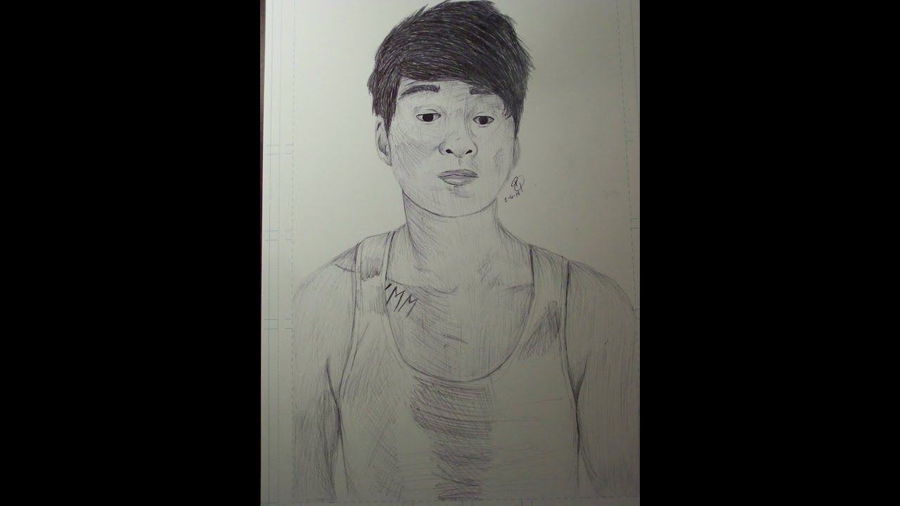 Calum Hood Speed Drawing - YouTube