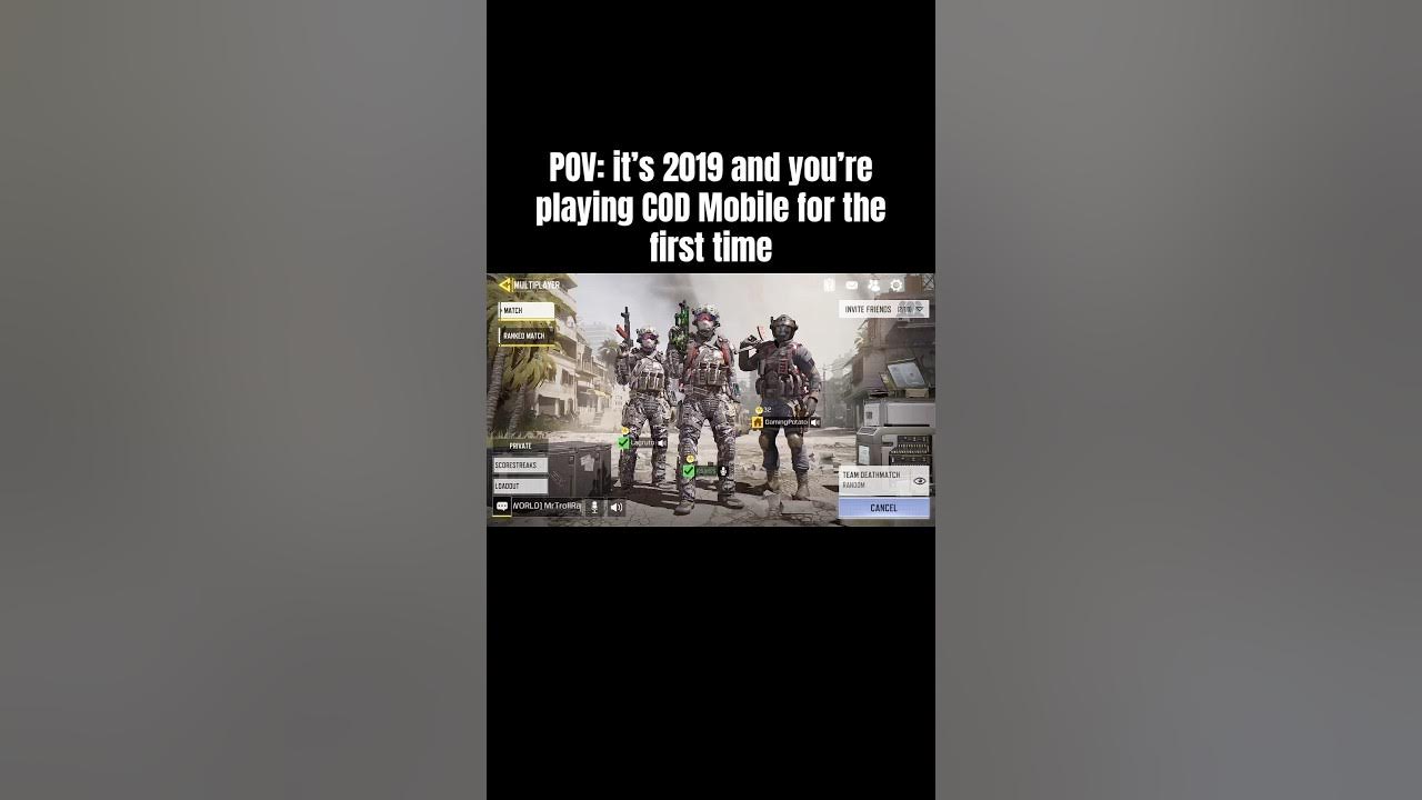 POV: it’s 2019 and you’re playing CODM for the first time #callofdutymobileclips #codmclips # ...