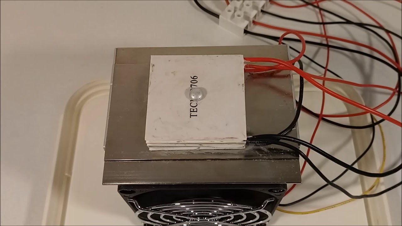 Mercury Freezing with Peltier Cooler - YouTube