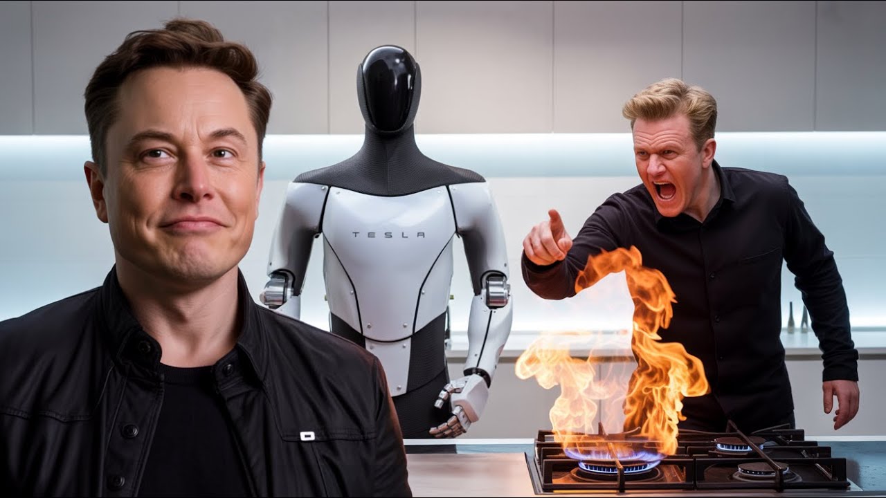 Elon Musk's Robot Just Beat Chef Ramsay at Cooking - YouTube