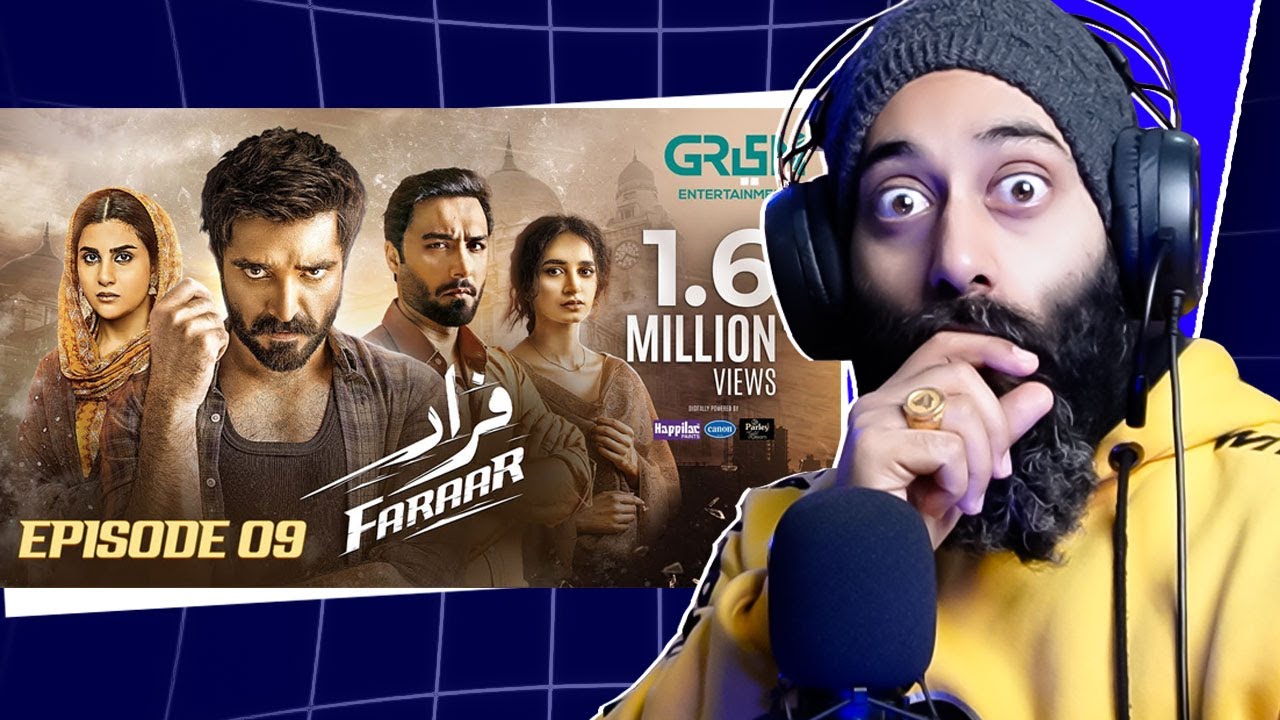 Faraar Ep-9 DRAMA REACTION | Hamza Ali Abbasi | Ahmed Ali Akbar | PRTV ...
