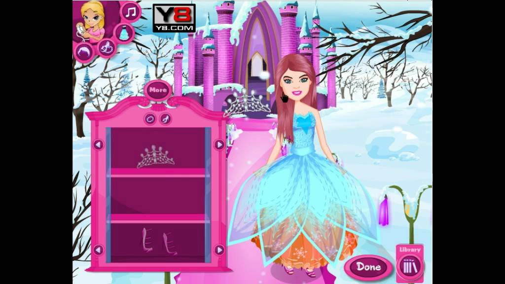 Barbie The Snow Princess Game - Y8.com Online Games by malditha - YouTube