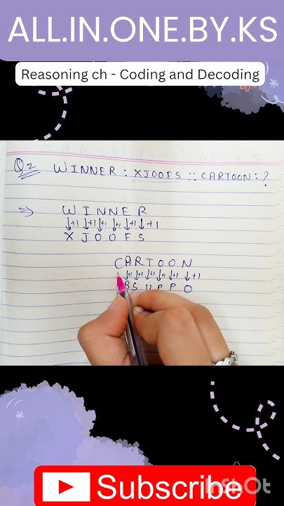 Coding & Decoding Shortcut for Exams | Reasoning Short Trick: Coding-Decoding in 1 Minute # ...