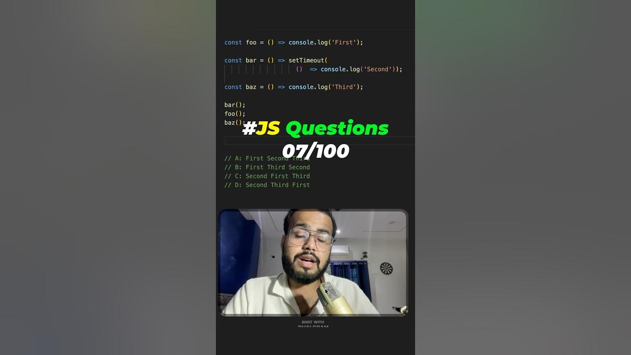 🤔 #javascriptinterviewquestions #javascripttutorial #javascript #jschallenge #javascriptdev #js ...