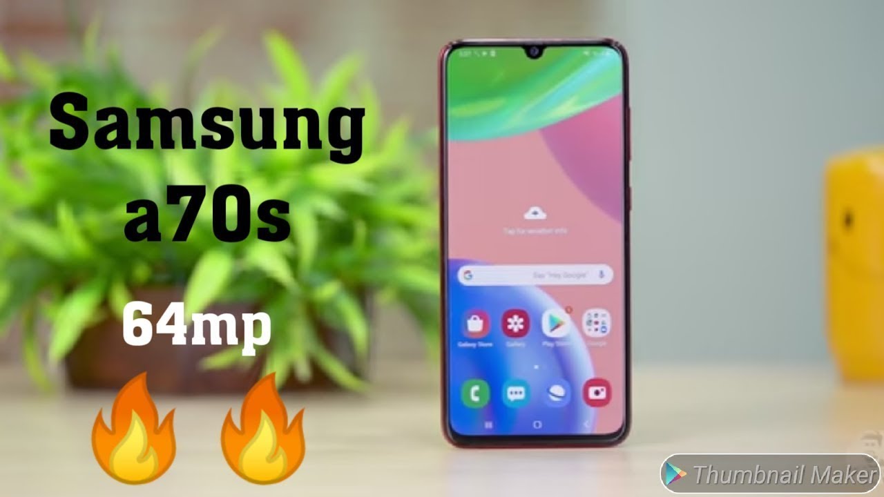 Samsung galaxy A70S || India's first 64 MP camera😱😨 - YouTube