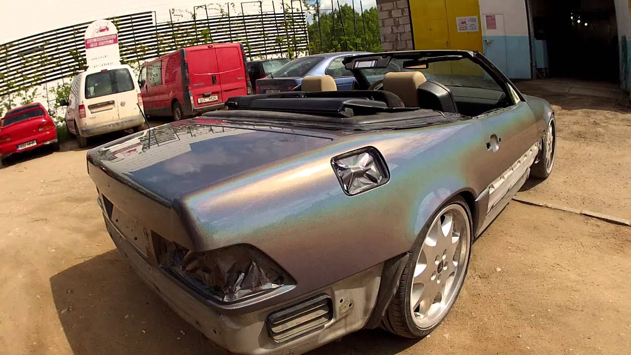 mercedez benz sl500 cabrio mipa vip - YouTube