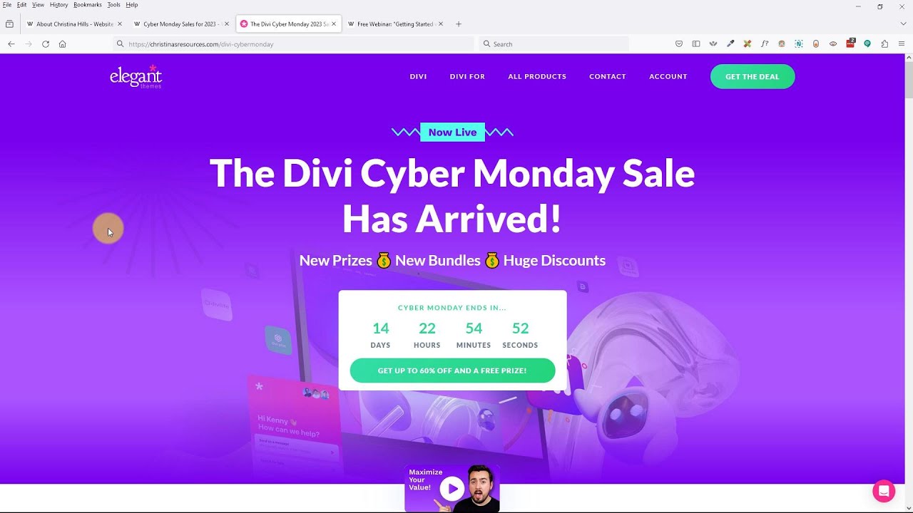Divi Cyber Monday 2023 Sale Explained - YouTube