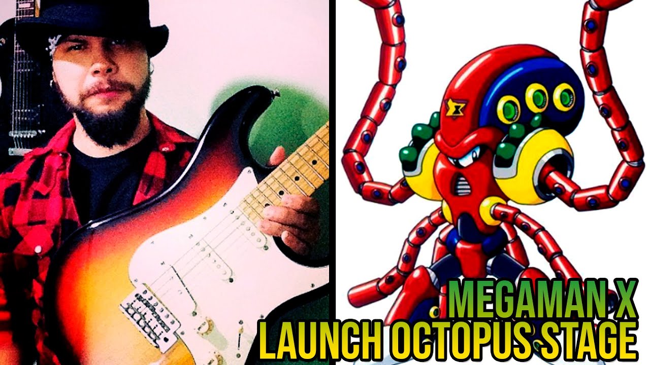 Megaman X - Launch Octopus Theme (Guitar cover / Rock remix) - YouTube