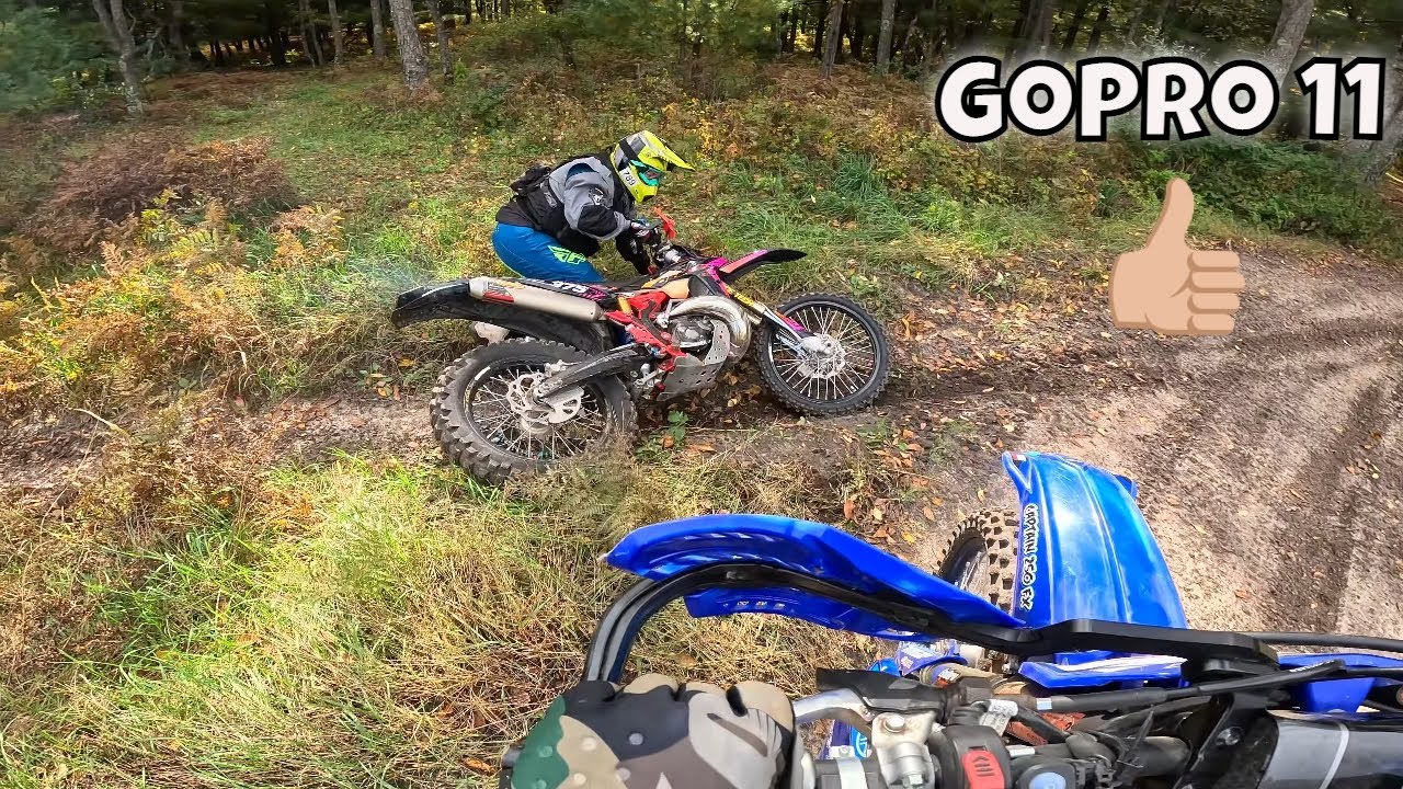 THE NEW GOPRO 11 IS AMAZING | Dirt Bike Woods riding with GoPro Hero 11 ...