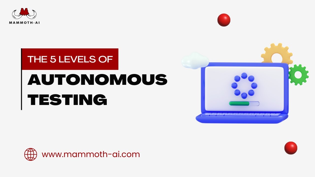The 5 Levels of Autonomous Testing | Mammoth-AI - YouTube