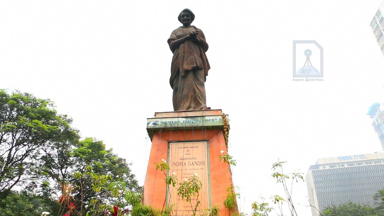 Statue of Indira Gandhi in victoria garden, Kolkata - YouTube