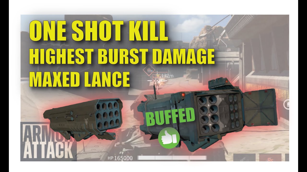 Buffed Lance Javelin Sentry Max Highest burst damage - Armor Attack - Gameplay - YouTube