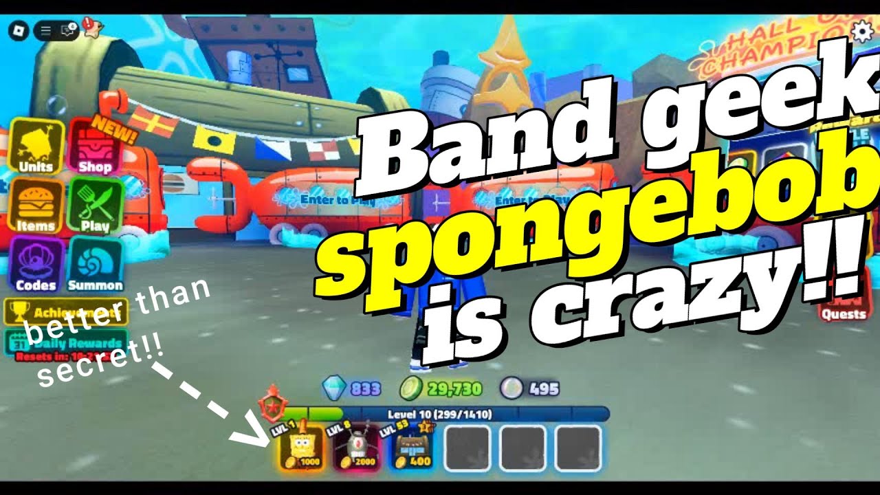 *RIP CYBORG* Legendary is now OP! (SpongeBob tower defense) - YouTube