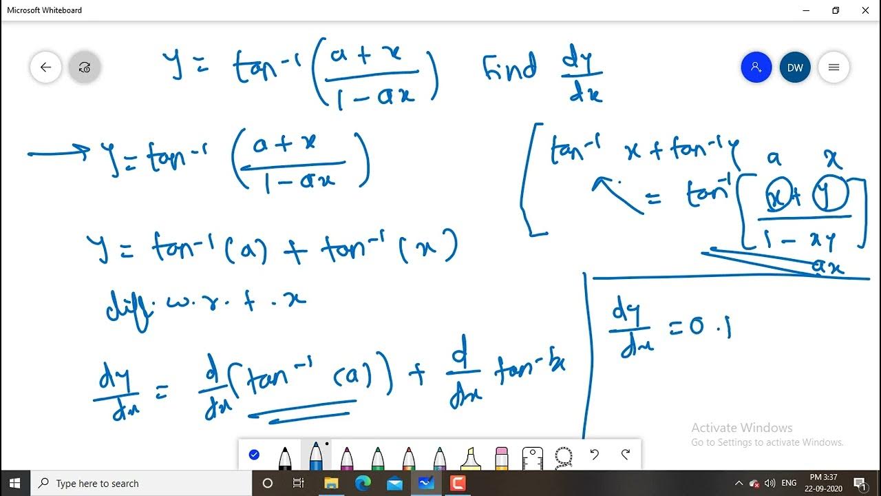 12 M2: Derivatives of inverse function Lecture 5 - YouTube