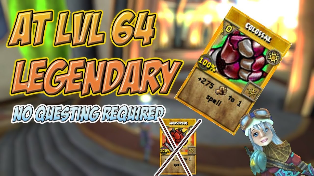 Wizard101 - Get Colossal Enchantment 👊 at LVL 64 (NO QUESTING REQUIRED ...