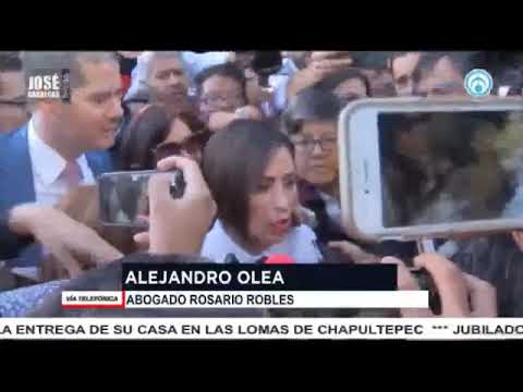 Alejandro Olea, abogado de Rosario Robles, en entrevista con José ...