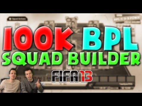 FIFA 13 | 100k SQUAD BUILDER - ULTIMATE TEAM