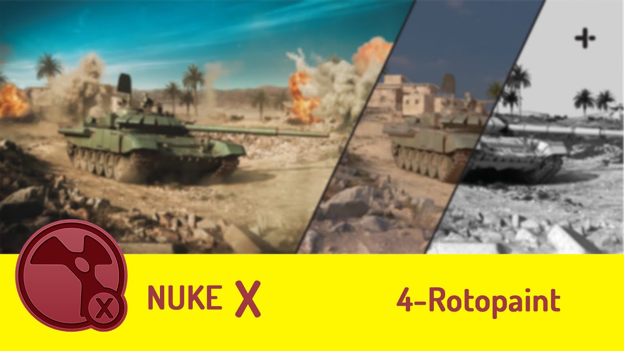 nuke 101 introduction course 4-(Rotopaint) - YouTube