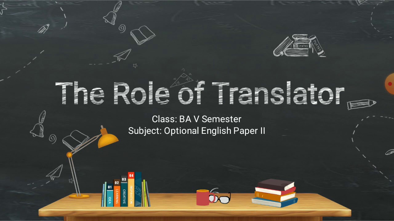 The Role of Translator - YouTube