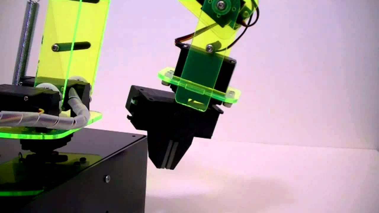 Four Degrees of Freedom Robotic Arm - YouTube