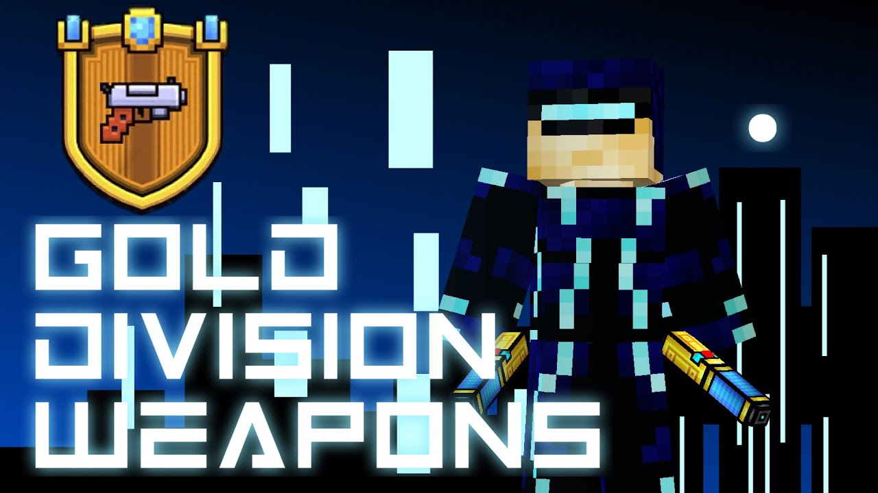 Golden division weapons gameplay | Pixel Gun 3D - YouTube